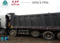 China HOWO A7 10X4 14 Wheeler Truck 35CBM Euro IV Low Oil Consumption With Lifting for sale