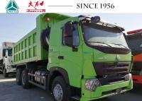 China Euro 4 LHD Tipper Truck , HOWO A7 Tractor Dump Trailer Superior Heat Dissipation for sale