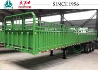 China 40FT 3 Axles Flatbed Trailer 40 Tons Payload Light Weight With High Wall for sale