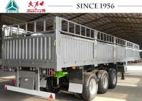 China Durable 13 Meter Drop Side Dump Trailer 40 Tons Payload With Impact Resistance for sale