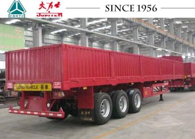 China 3 Axles 40 FT Flatbed Trailer 30 Tons Payloads With Airbag Suspension for sale