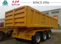 China 27 CBM 3 Axles Heavy Duty Tipper Trailer For Kenya Container Transport for sale