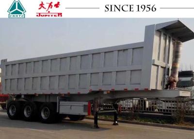China 60 Tons Heavy Duty Tipper Trailer Lage Safety Factor With Hvya Lifting for sale