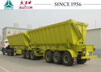 China Durable 40 CBM Heavy Duty Tipper Trailer U Shape For Stone Transport for sale