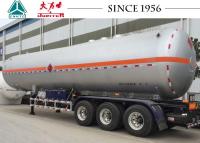China 58 CBM Tri Axle LPG Tank Trailer Q370R Material For Carry Liquid Pertol Gas for sale