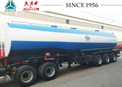 China Safe Tri Axle Fuel Storage Trailer For Petroleum Pump , Tanker Truck Trailer for sale
