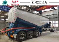 China 56 Tons 3 Axle Cement Hauling Trailers For Cement Plant , Bulk Cement Trailer for sale