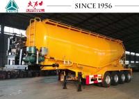 China 40 Cbm Four Axle Bulk Cement Tanker Trailer Big Capacity Of Carbon Steel for sale