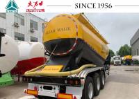 China 40CBM Bulk Cement Tanker Trailer 3 Axle High Efficiency for sale