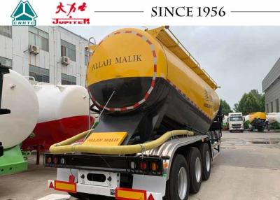 China 40CBM Bulk Cement Tanker Trailer 3 Axle High Efficiency for sale