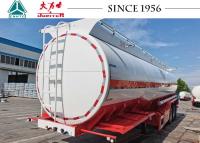 China Carbon Steel Fuel Tanker Trailer 40kl 42kl 45kl For Gas Station for sale