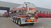 China 4 Axle Fuwa 50000L Fuel Tanker Trailer Pneumatic Operating Discharge for sale