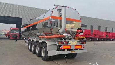 China 4 Axle Fuwa 50000L Fuel Tanker Trailer Pneumatic Operating Discharge for sale