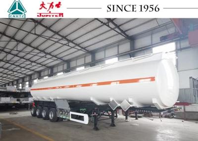 China 13T Q345B Carbon Steel Fuel Tanker Trailer With Spring Suspension for sale