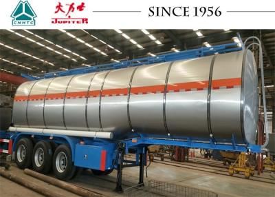 China 12R22.5 Tire 40000KG Carbon Steel Bitumen Tanker Trailer for sale