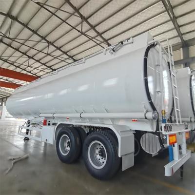 China Tri Axle Heavy Fuel Tanker Semi Trailer 40000 42000 Lliters for sale