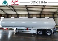 China 3D CAD 2 Axle Fuel Tanker Trailer 20000L 30000L With Bogie Suspension for sale