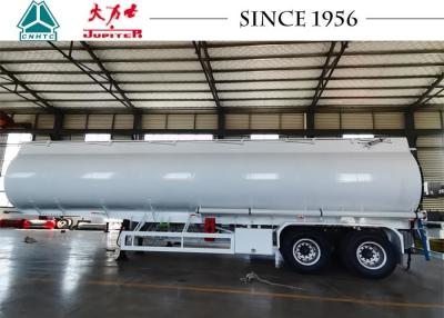 China 3D CAD 2 Axle Fuel Tanker Trailer 20000L 30000L With Bogie Suspension for sale