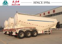 China 30 - 50 M3 3 Axle Hydraulic Bulk Cement Tanker Trailer for sale
