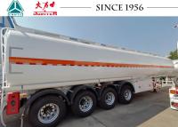 China 54 CBM 4 Axle Fuel Tanker Trailer With 6 Chambers for sale
