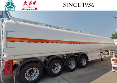 China 54 CBM 4 Axle Fuel Tanker Trailer With 6 Chambers for sale