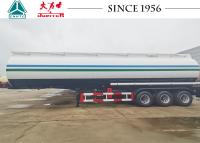China 50 CBM 2 Compartments Aluminium Alloy Fuel Tanker Trailer for sale