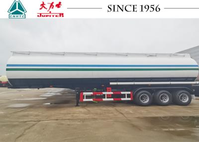 China 50 CBM 2 Compartments Aluminium Alloy Fuel Tanker Trailer for sale