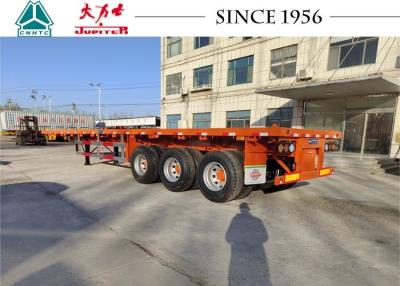 China 3 Axle 40ft Flatbed Trailer Exported To Tanzania for sale