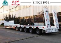 China 5 Axle Heavy Duty Low Bed Trailer Carbon Steel Q345B for sale