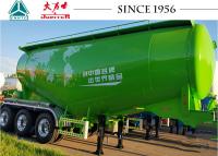 China 3 Axle Light Bulk Cement Tank Trailer 50 Tons Payload for sale