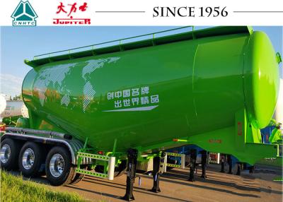 China 3 Axle Light Bulk Cement Tank Trailer 50 Tons Payload for sale