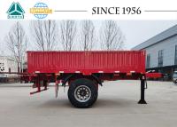 China Drawbar Flatbed Trailer Full Trailer Exported To Tanzania for sale