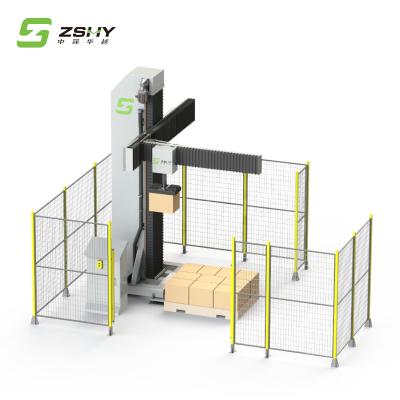 China Single Column Automatic Palletizing Machine Robotic Pallet Stacker 380V 60HZ for sale