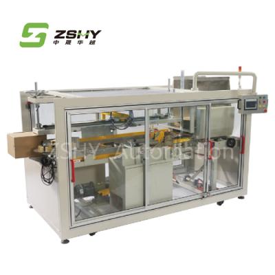 China Speed 25 Cases/Min Carton Unpacking Equipment Carton Sealing Machine 450nl/min for sale