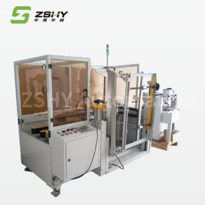 China Tape width 48mm 60mm 75mm Automactic Cardboard Box Unboxing And Forming Machine for sale