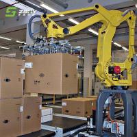 China Robotic palletizers end of line palletizing system for sale