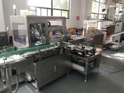 China Automatic Carton Packing Line carton opening,carton filling and carton sealing machine for sale