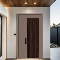 China Modern Optional Handle Steel Security Entry Door for Front Entry for sale
