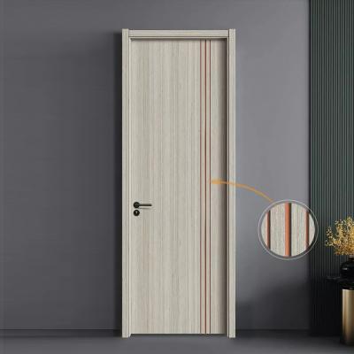 China Classic Wood Grain Custom Solid Wooden Door for Home Rooms for sale