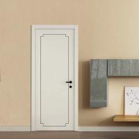 China Modern Matching Wood Home Interior Door Set Paint Surface Technology for sale