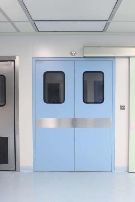 China Hospital Pharmaceutical Clean Room Door Anti Bacterial Inward Outward Opening Medical Door for sale