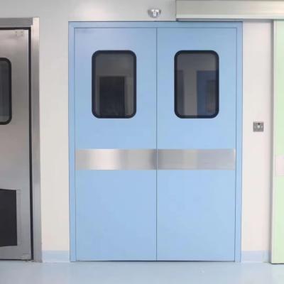 China Manual Opening Steel Medical Door Custom Thickness For Clean Operating Room for sale