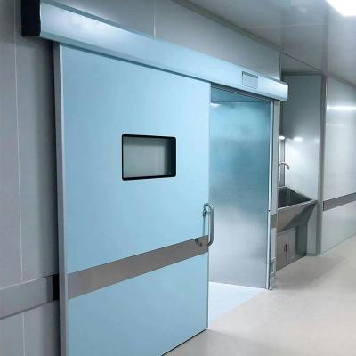 China Vision Glass Automatic Sliding Door Anti Firing Hospital Surgery Room Door for sale
