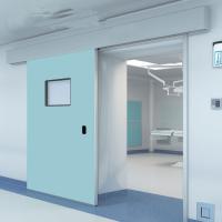 China Push Pull Hospital Patient Room Door Purification Glass Stainless Steel Door Customized for sale