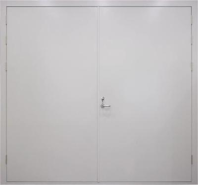 China Galvanized Steel Fire Proof Door Fire Resistant Double Fire Rated Door Custom for sale