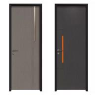 China Modern Interior Original Wood Doors Paint Stylish Modern Bedroom Door for sale