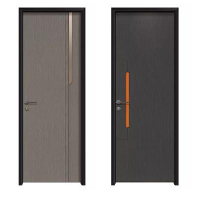 China Modern Interior Original Wood Doors Paint Stylish Modern Bedroom Door for sale