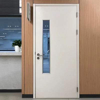 China Fire Pharmaceutical Clean Room Door Powder Coating Aluminum Hospital Swing Door for sale