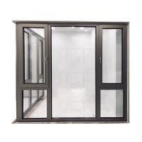 China Soundproof Thermal Break Aluminum Casement Windows Doors For Residential Commercial for sale