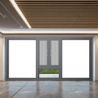 China Aluminum Alloy Home Casement Windows Soundproof Anti Mosquito Anti Theft for sale